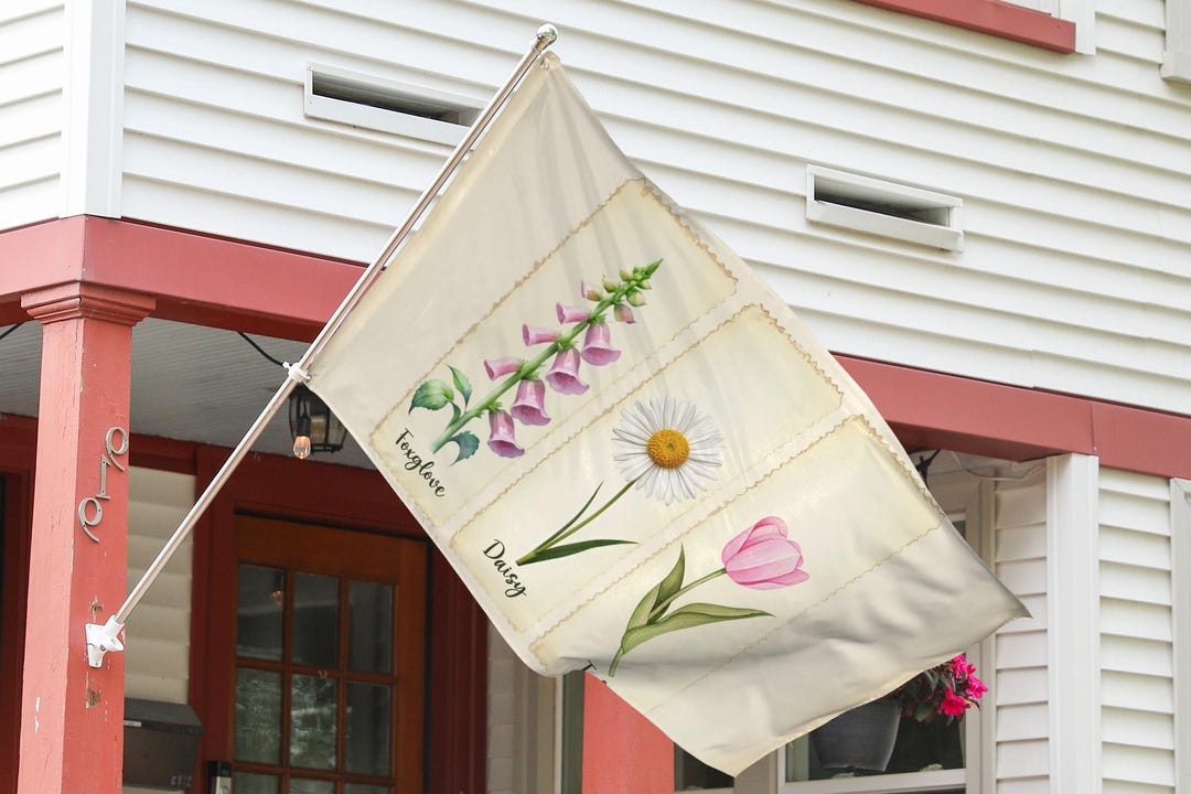 Foxglove, Daisy, Tulip Flag, Subtle Anti Trump Flag, FDT Flag, 8647 ...