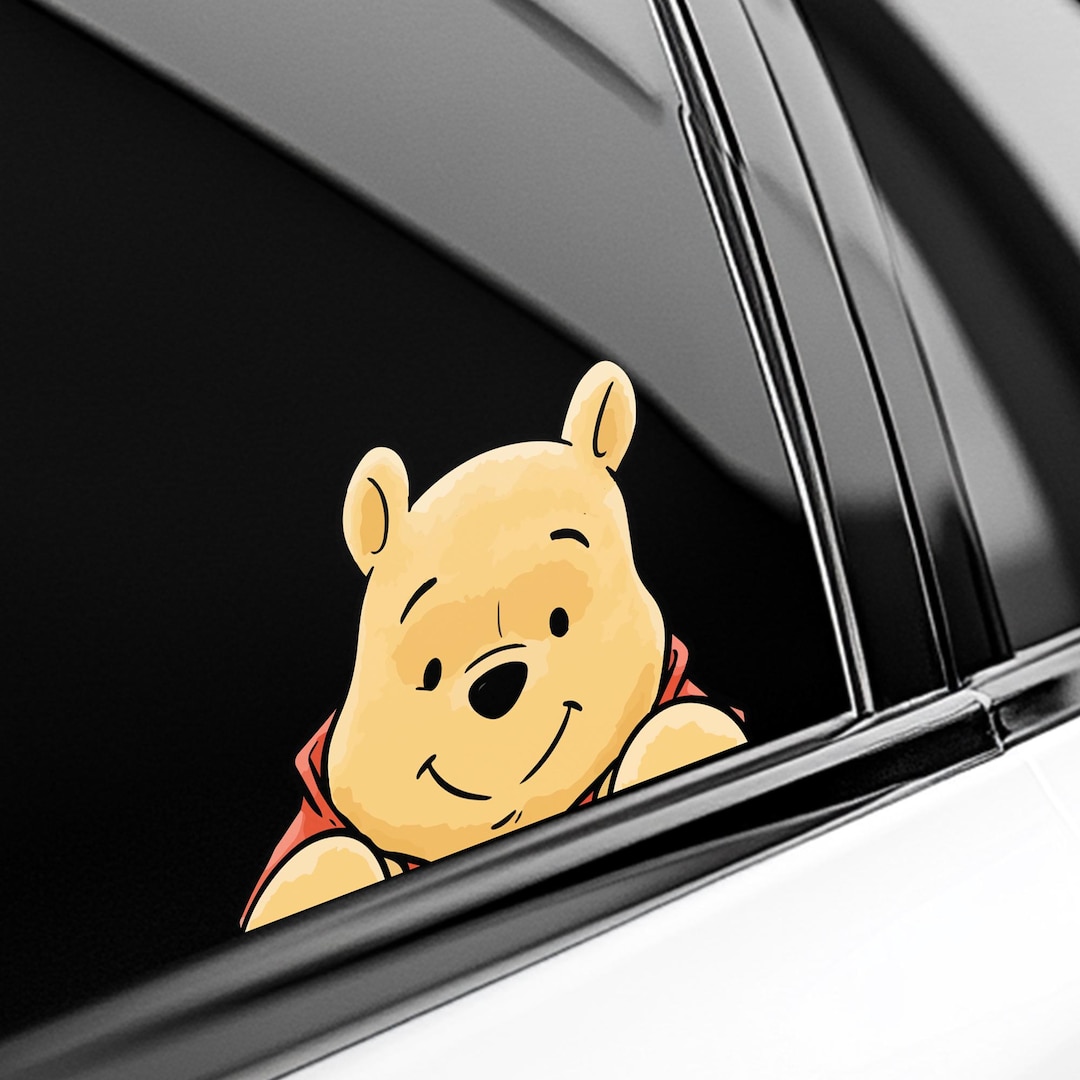 Winnie the Pooh Peekaboo Peeker Peeking Car Window Decals - Bumper ...