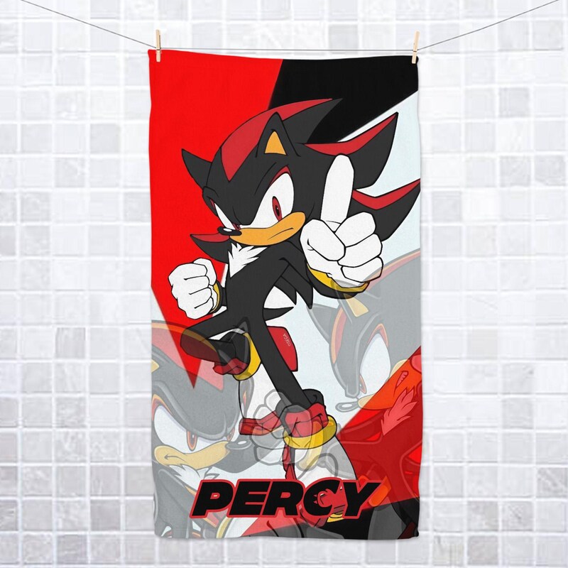 Sonic Shadow Towel - Etsy