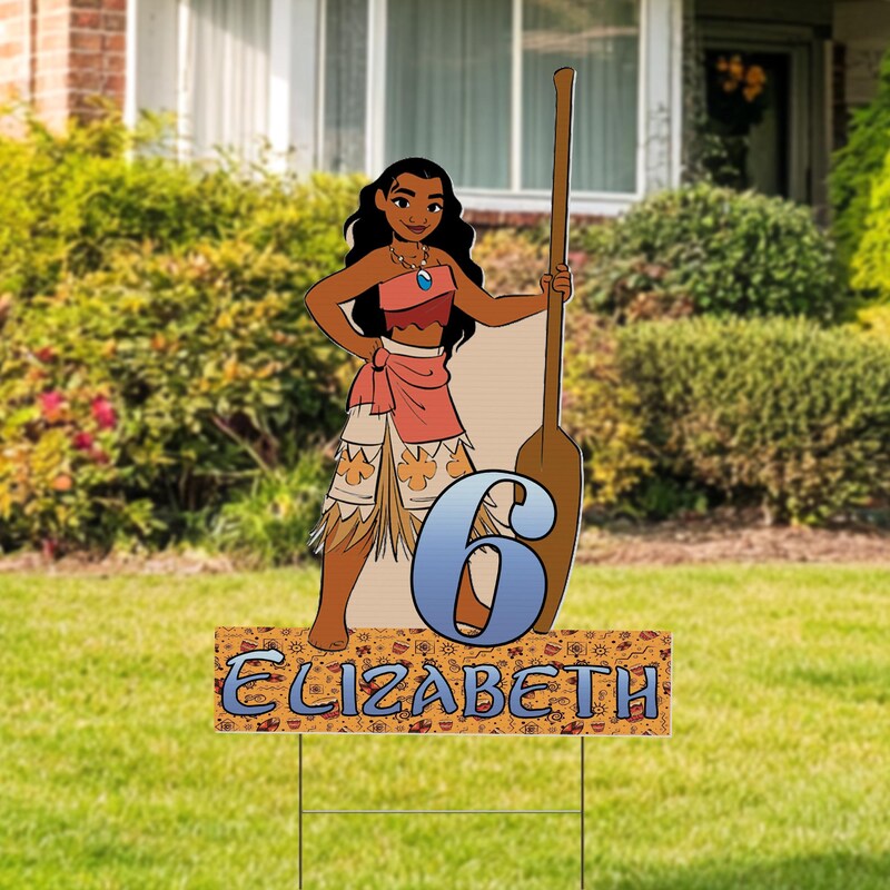 Moana Cutout - Etsy