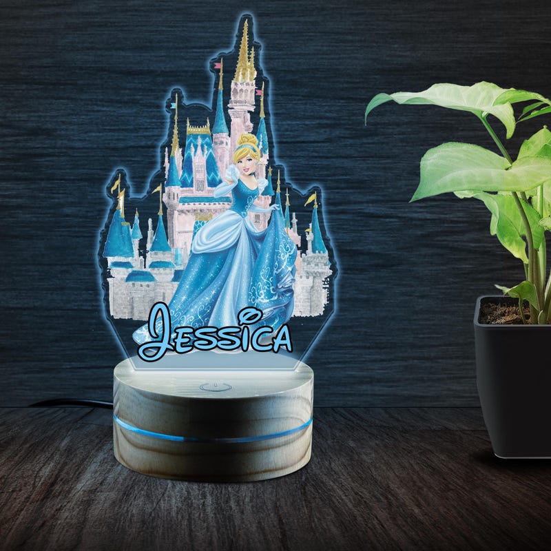 Cinderella Lamp - Etsy