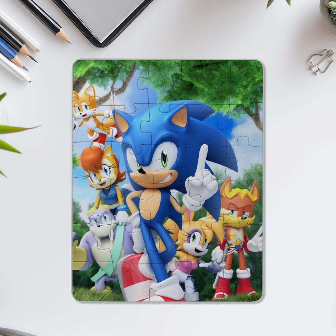 Sonic and Friends Puzzle, Kids Gifts, Birthday Gift, Christmas Gift ...