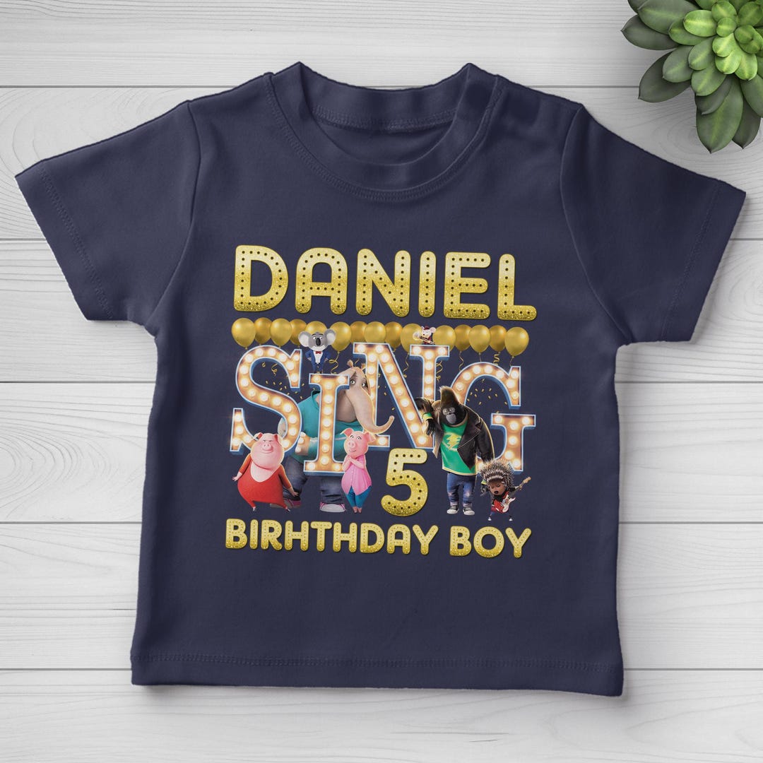 Sing 2 Movie Shirt, Custom Sing Movie Shirt, Sing Birthday Shirt, Sing ...