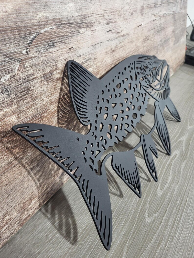 Northern Pike Wall Art | Plasma Cut Metal Sign - Etsy