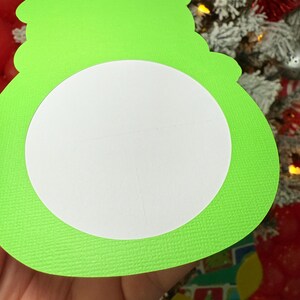 Snowman Candy Dome Cards - Etsy