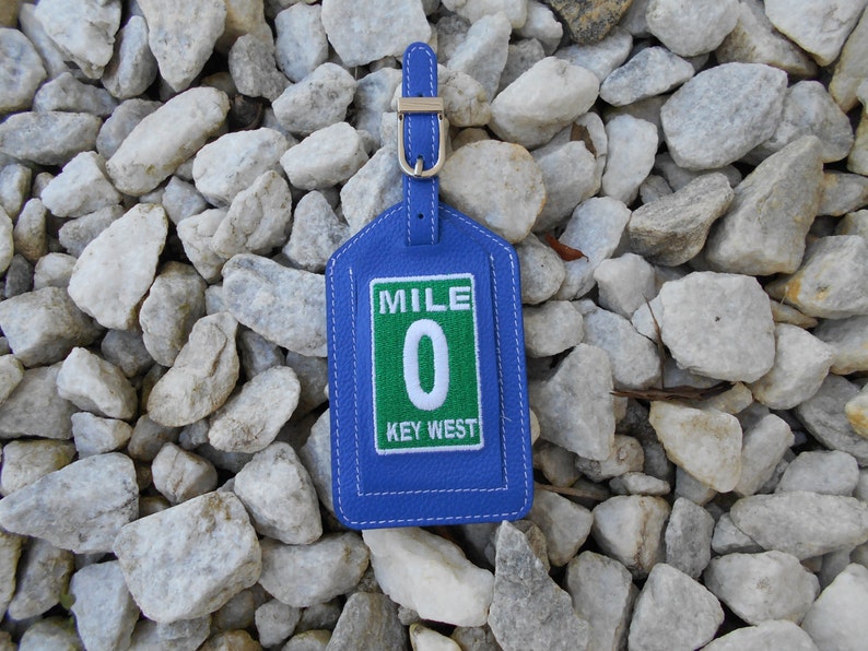 Luggage Tagkey West Mile Marker - Etsy