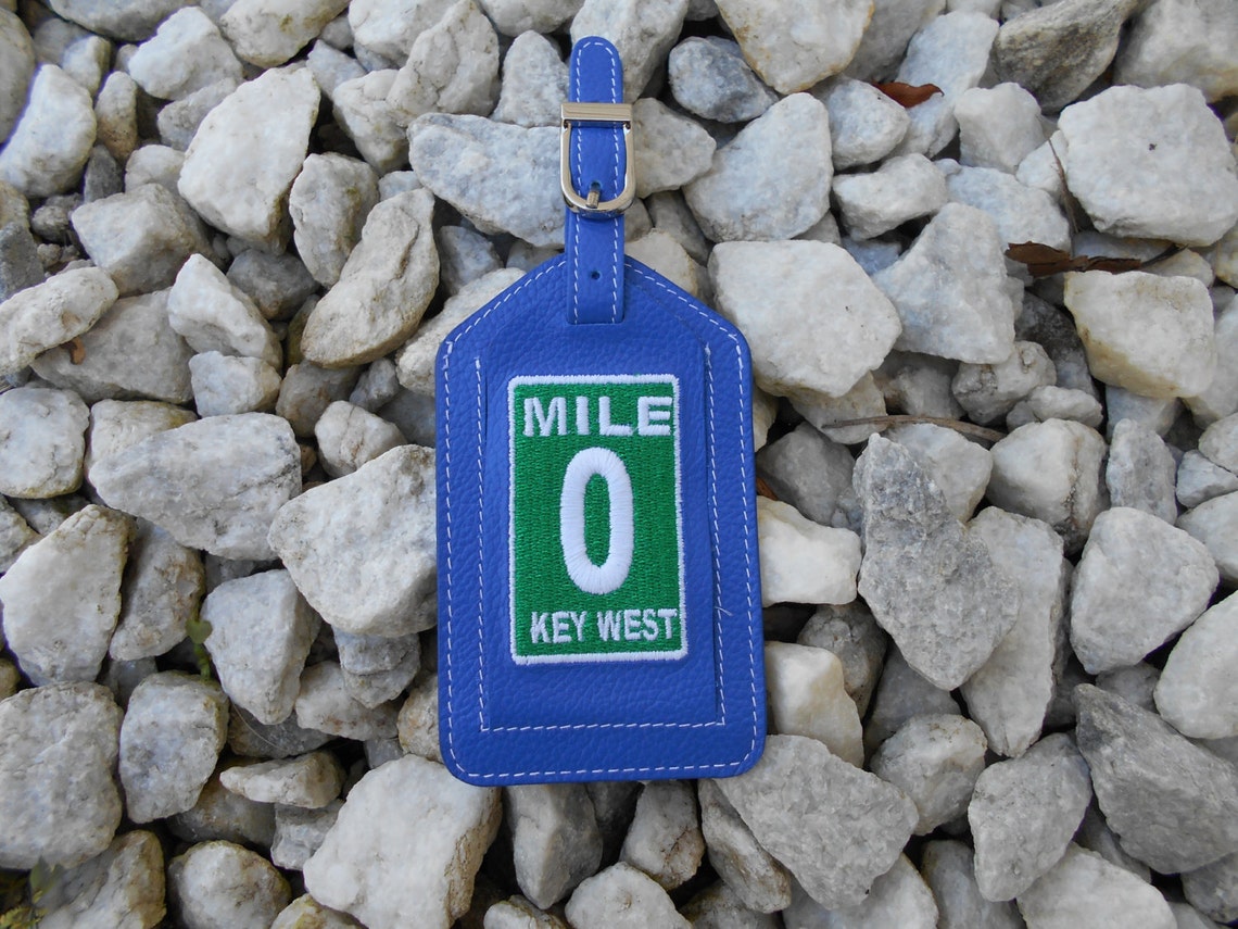 Luggage Tagkey West Mile Marker | Etsy