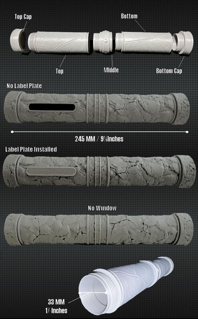 Epic Themed Scroll Cases - Elemental Masters - Etsy