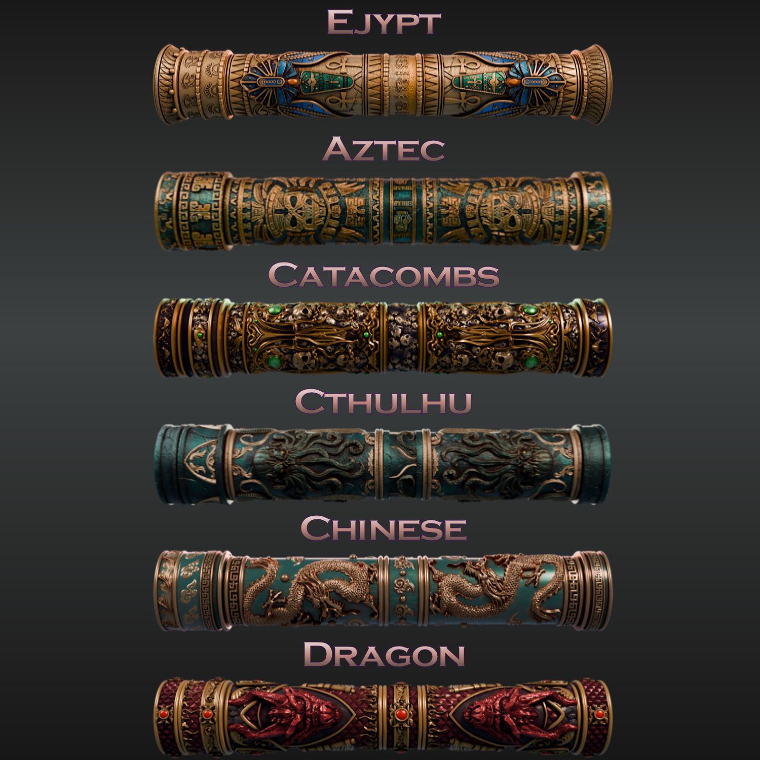 Epic Themed Playmat Storage Tubes A-E - Etsy