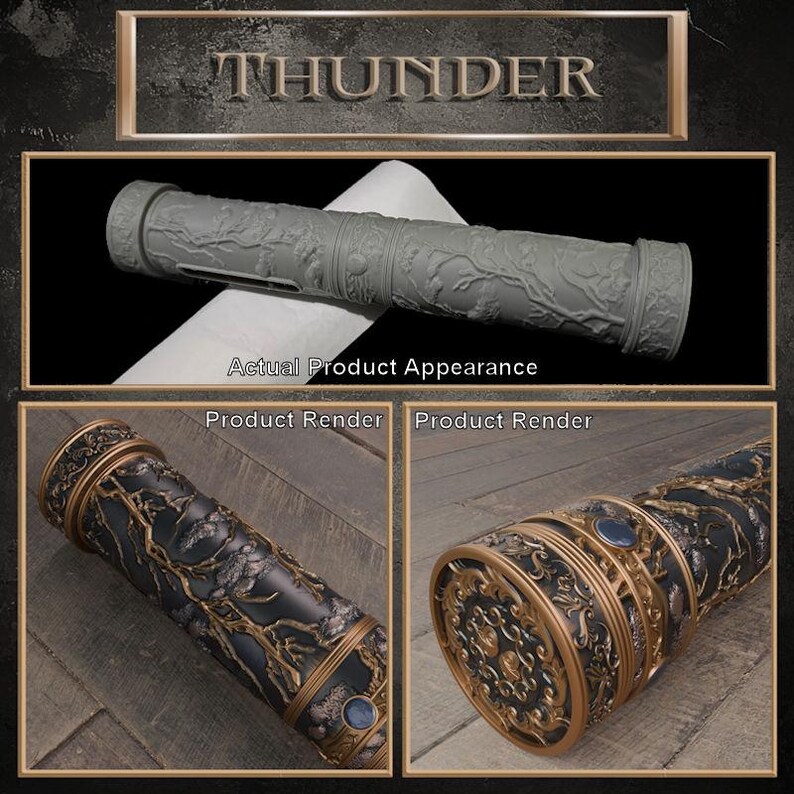 Epic Themed Scroll Cases - Elemental Masters - Etsy