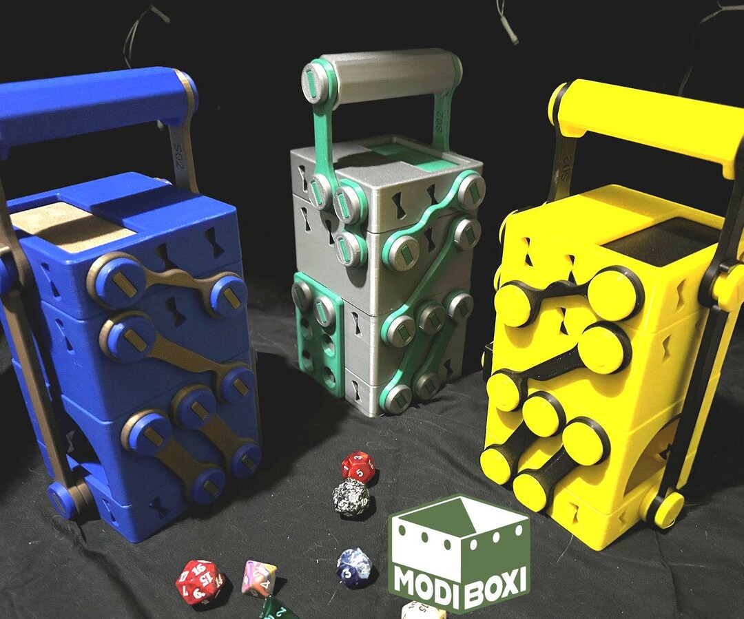 Modi Boxi 3D Printed Dice Tower With Storage Trays - Etsy