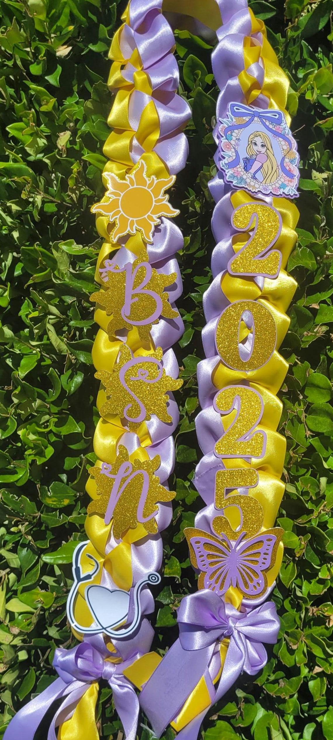 Rapunzel Graduation Leis - Etsy