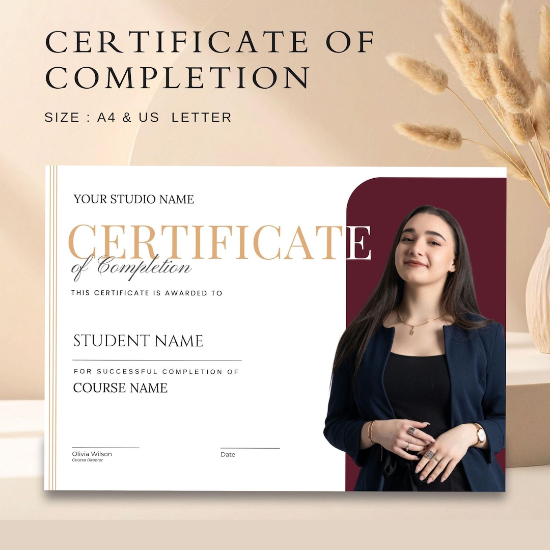 Editable Makeup Course Certificate Template | Printable Beauty Diploma ...