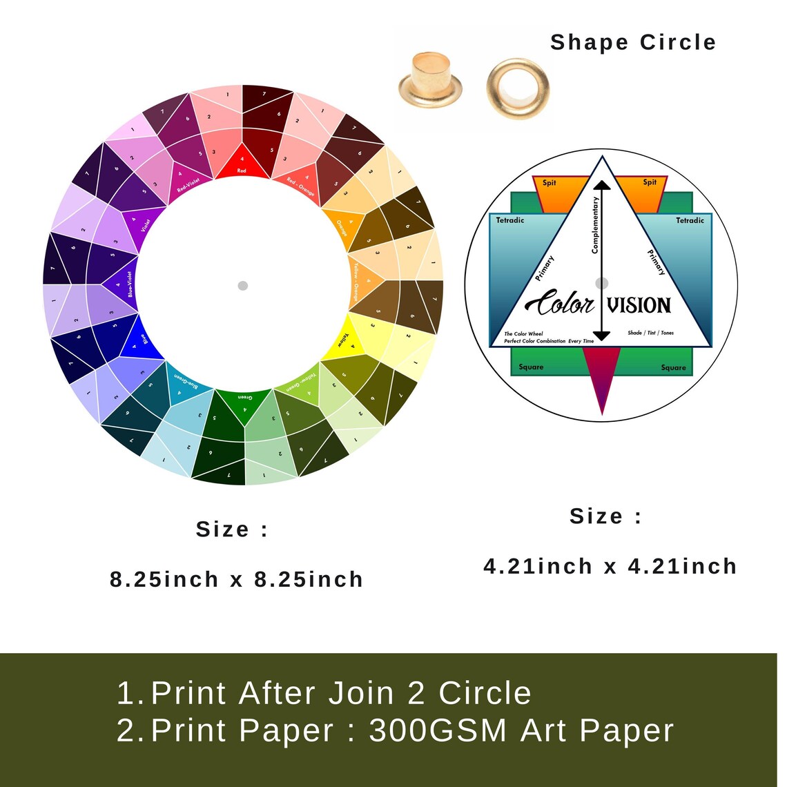 Color Wheel Poster: Color Theory Guide for Makeup Artists (digital ...