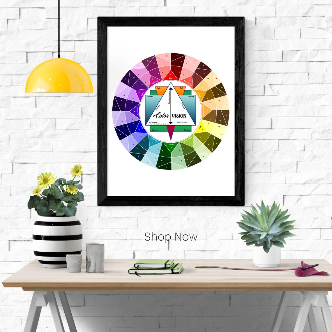 Color Wheel Poster: Color Theory Guide for Makeup Artists (digital ...