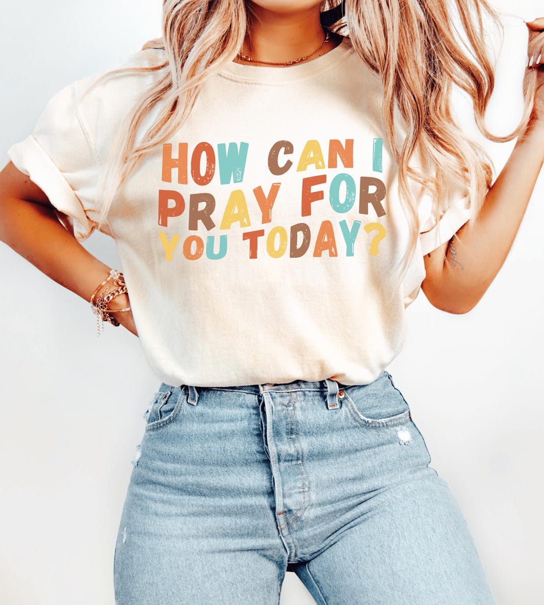 How Can I Pray for You Today, Boho Christian Shirt, Inspirational T ...