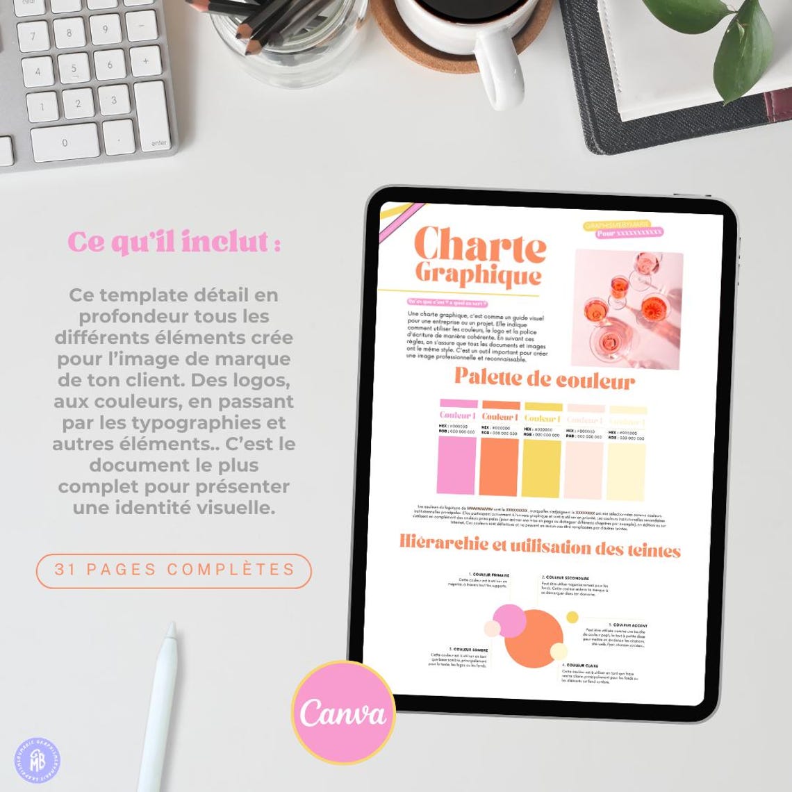 Charte Graphique template Canva - Etsy France