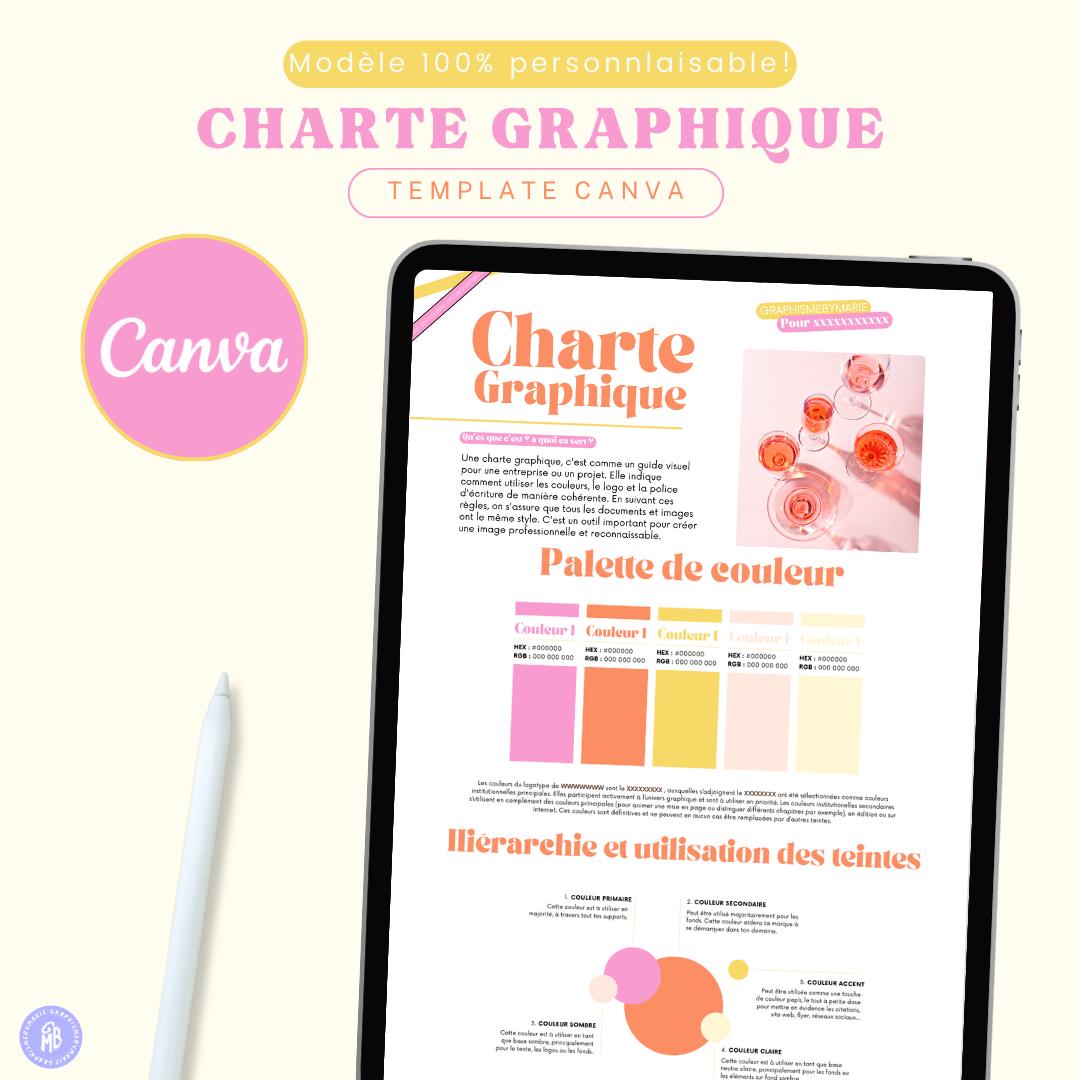 Canva Graphic Charter Template - Etsy