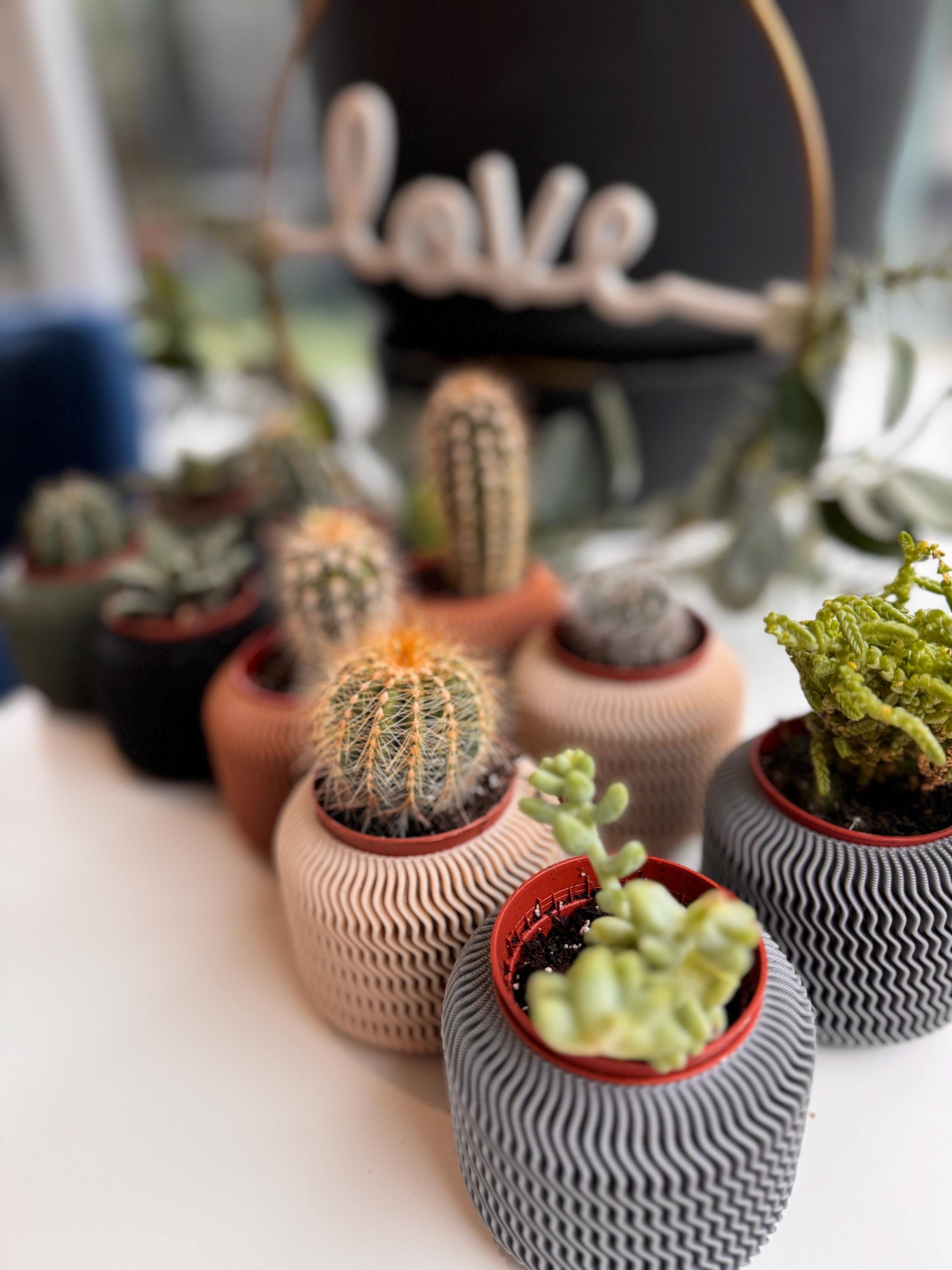 Malibu Indoor Unique, Modern Plant Pot - Multiple Sizes / Colours ...