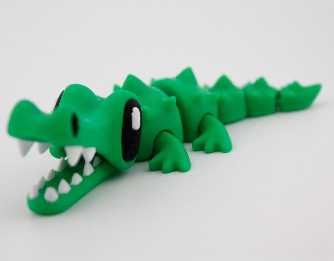 Crocodile Fidget Toy - Moving Parts and A Real Character! - Etsy