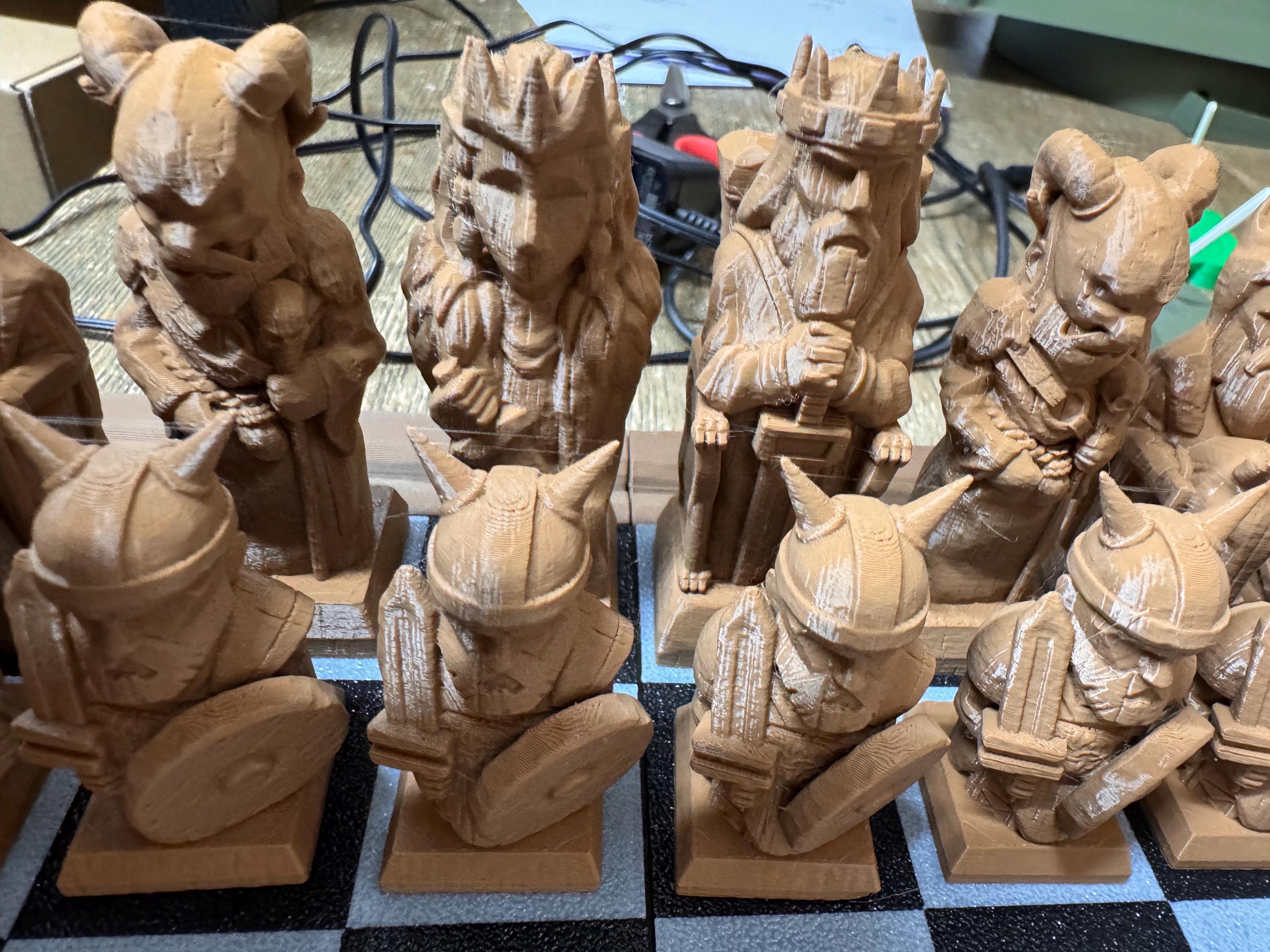 Viking Chess Set and Board - Etsy UK