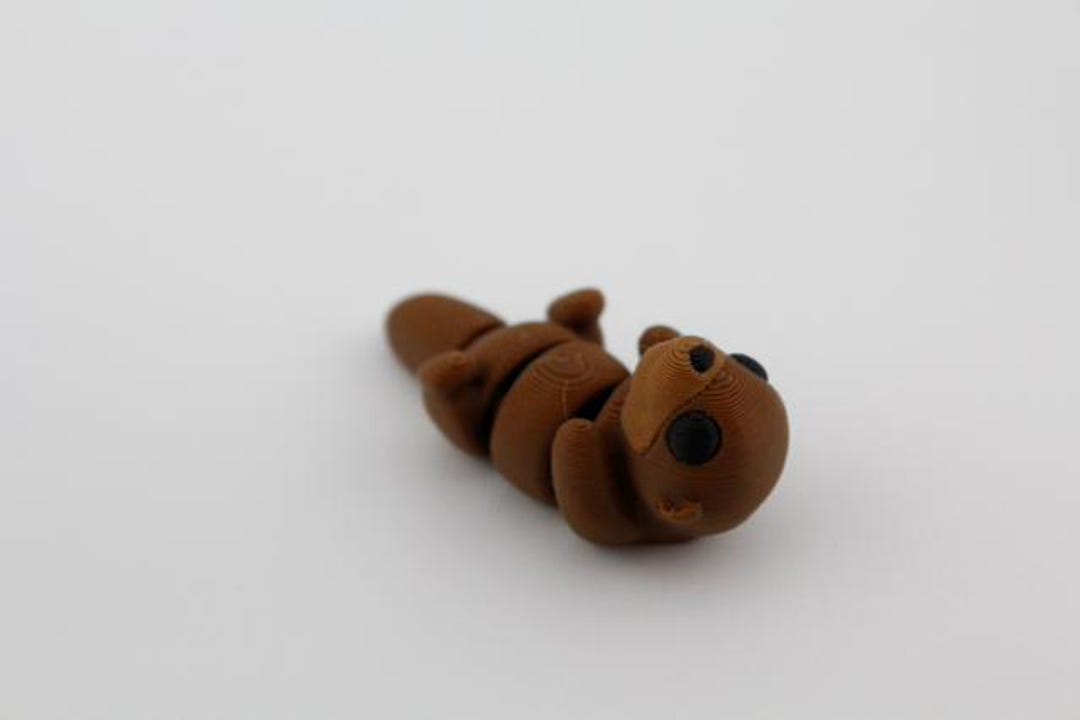 Otter Fidget Toy - Cute Baby Led on Back - Etsy