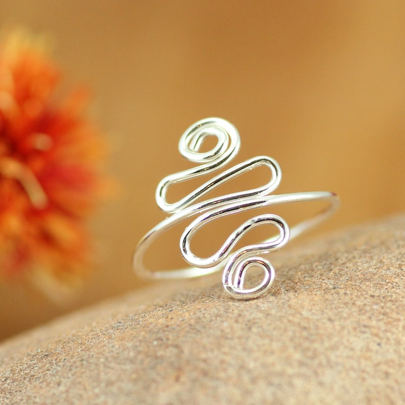 Adjustable Wire Ring - Etsy