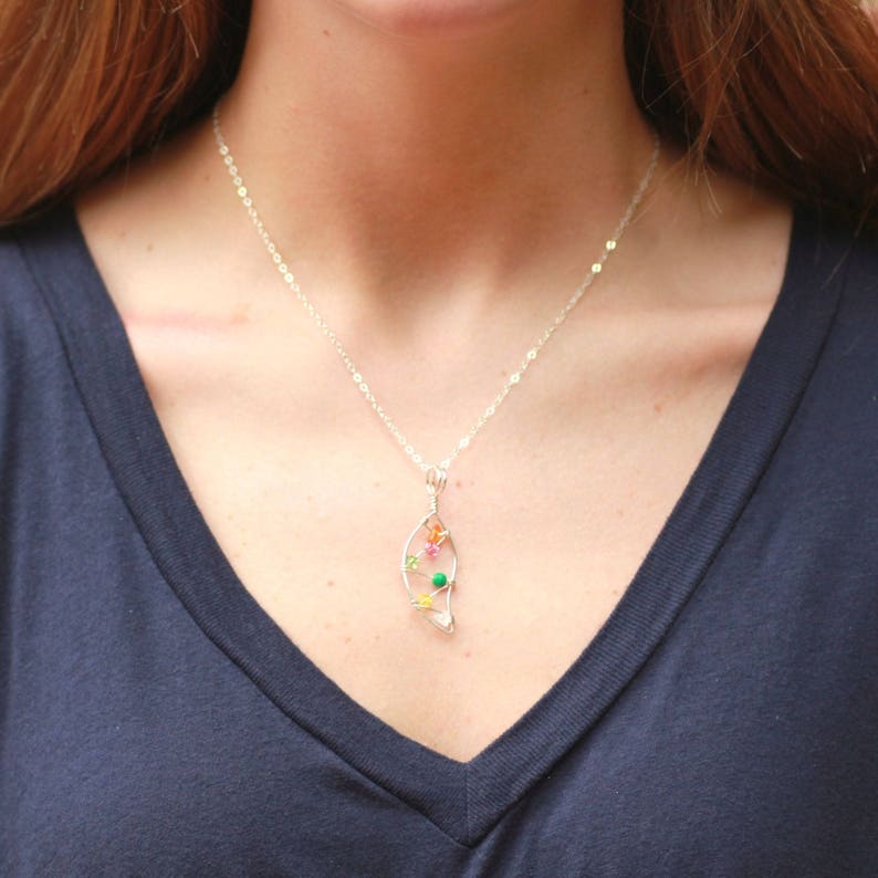 Spring Leaf Pendant Nature Inspired Necklace Sterling | Etsy