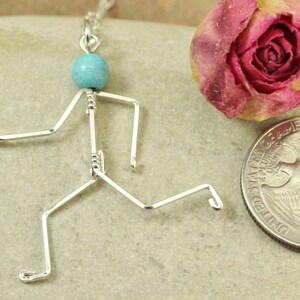 Runner Girl Silver Necklace ~ Marathon Pendant ~ Running Jewelry ~ Gift ...