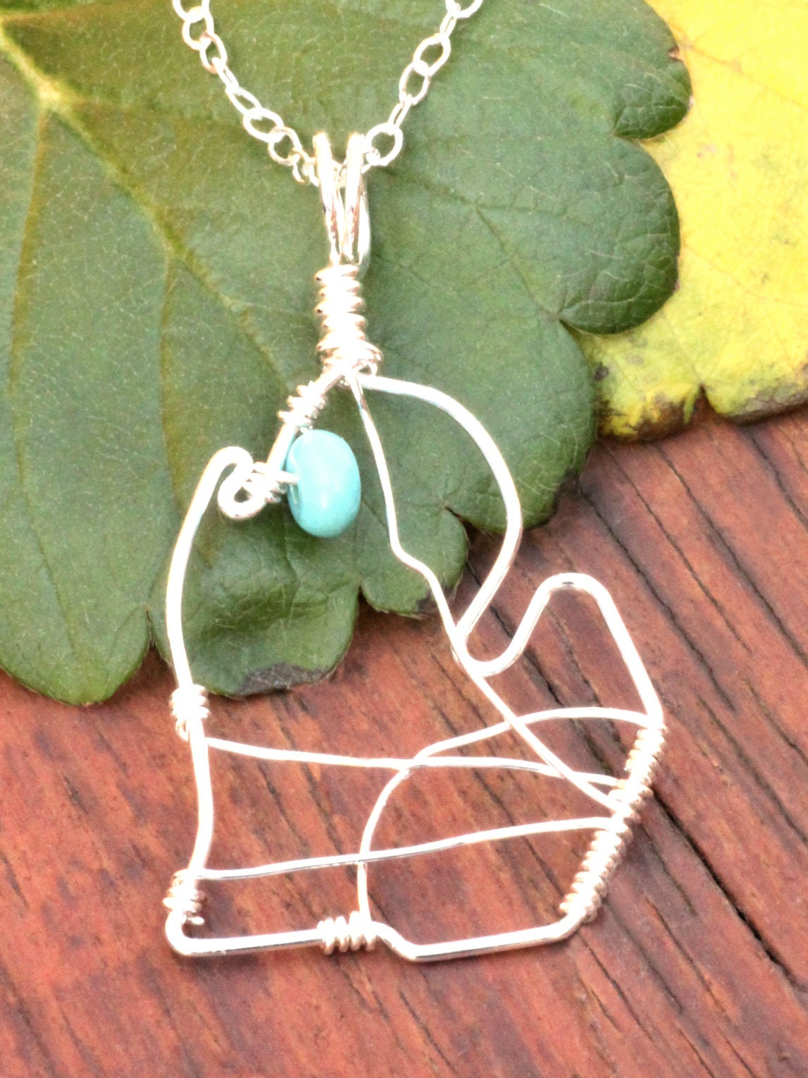 Collar del estado de Michigan Collar de la casa de Michigan | Etsy