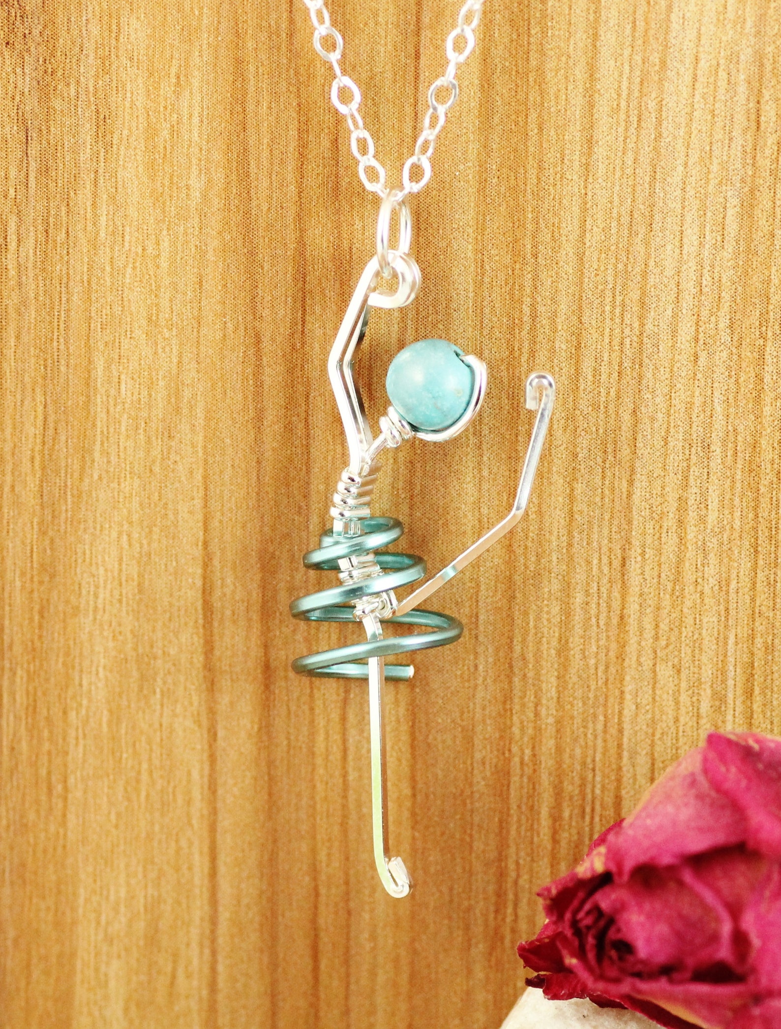 Ballerina Necklace Ballerina Jewelry Ballet Necklace - Etsy