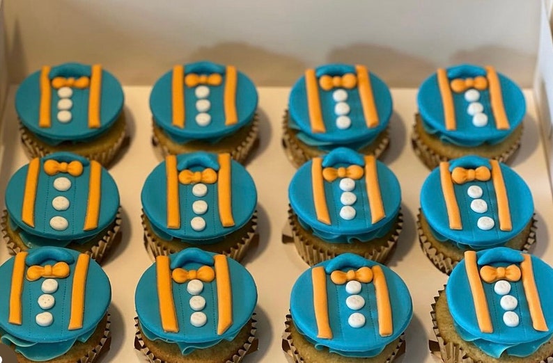 Edible Blippi Fondant Cupcake Toppers - Etsy