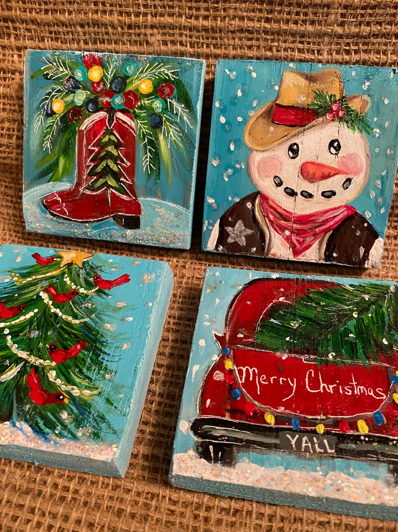 Wood Christmas Ornaments Gift Tags Christmas Gift Tags - Etsy