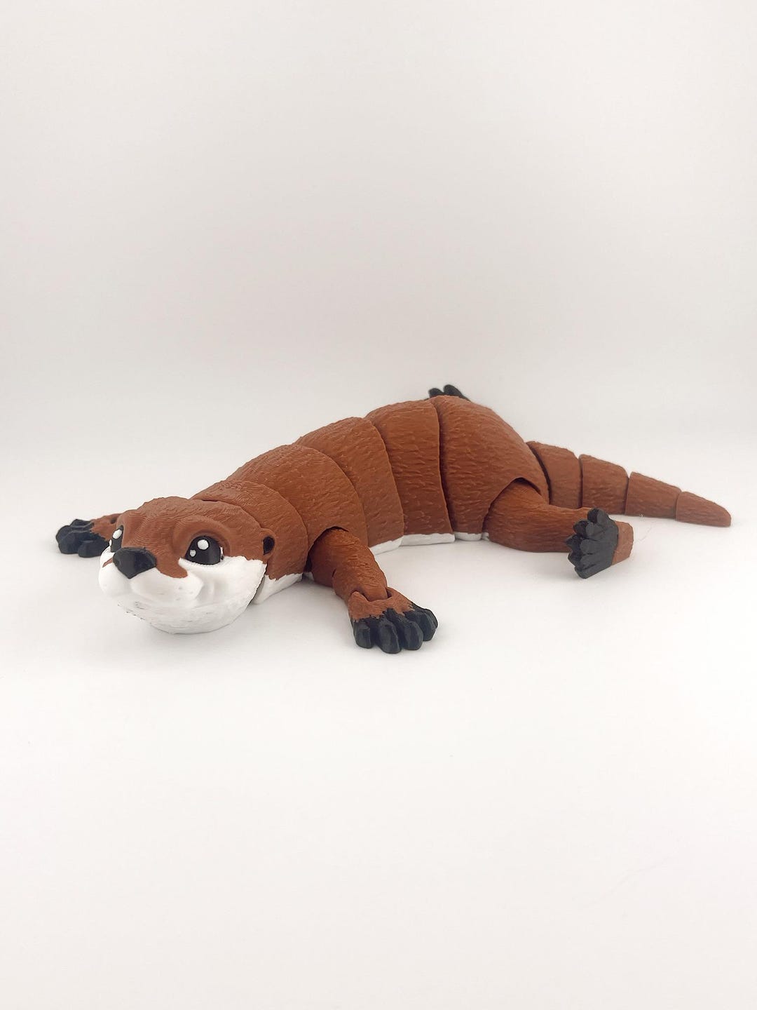 Cute Articulated Otter - 3D Printed, 8.5 Inches - Etsy