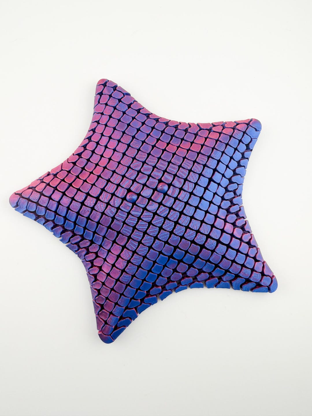 Oceanic Zen 3D Printed Starfish Fidget Toy - Blue/purple, Stress Relief ...