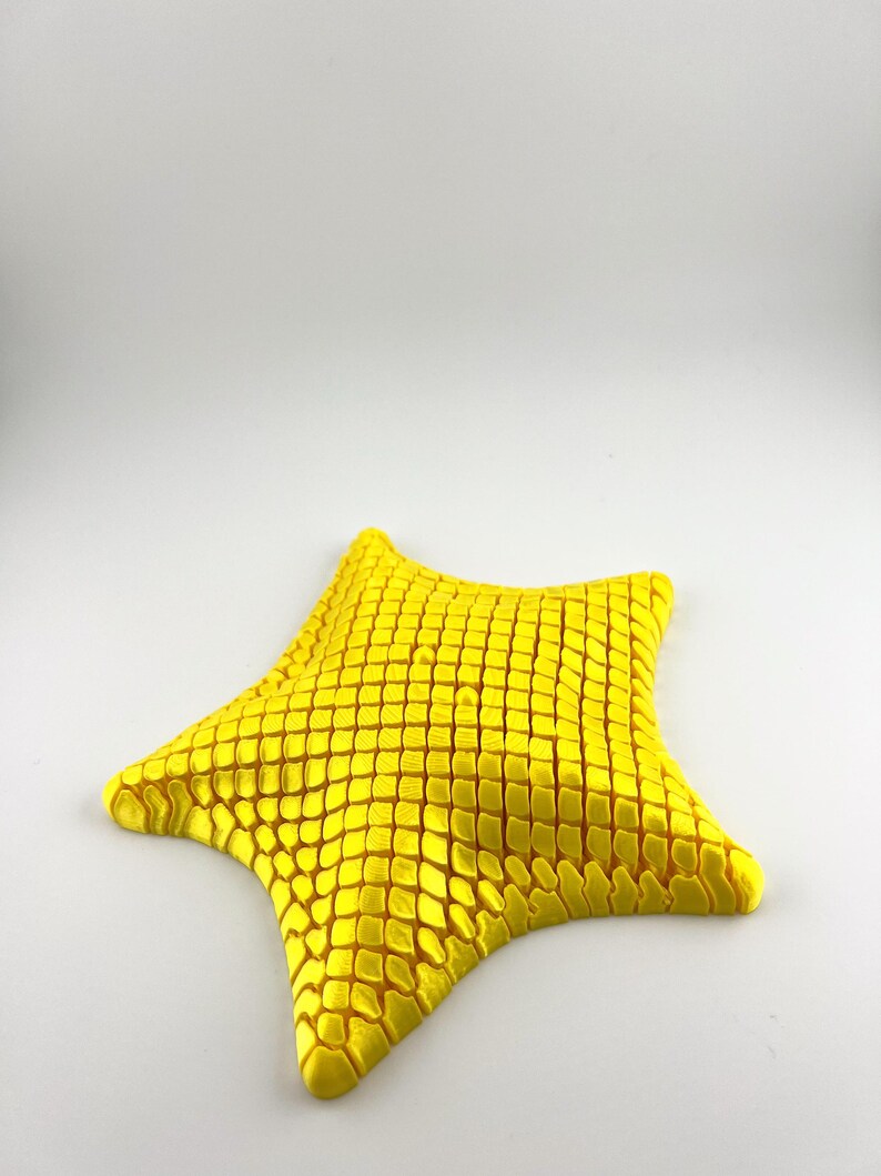 Oceanic Zen 3D Printed Starfish Fidget Toy - (blue, Yellow, Pink, Green ...