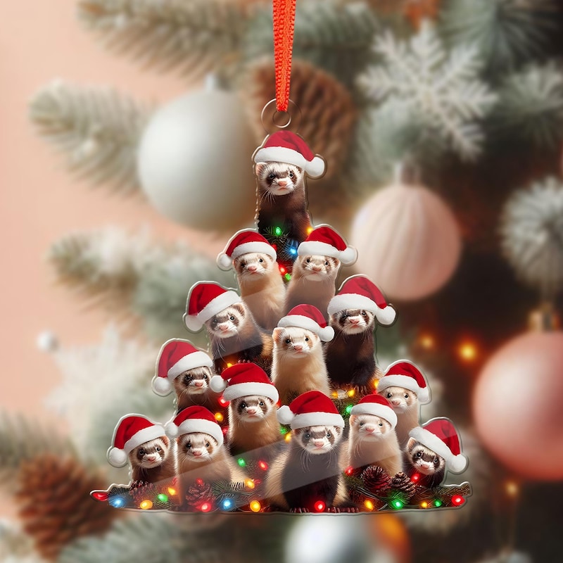Custom Ferret Christmas - Etsy