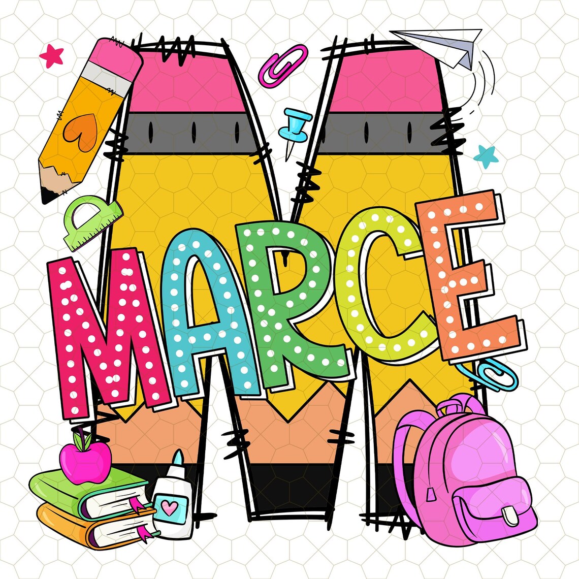 Custom Name Back to School Png, Custom Teacher Name PNG, Teacher Png ...