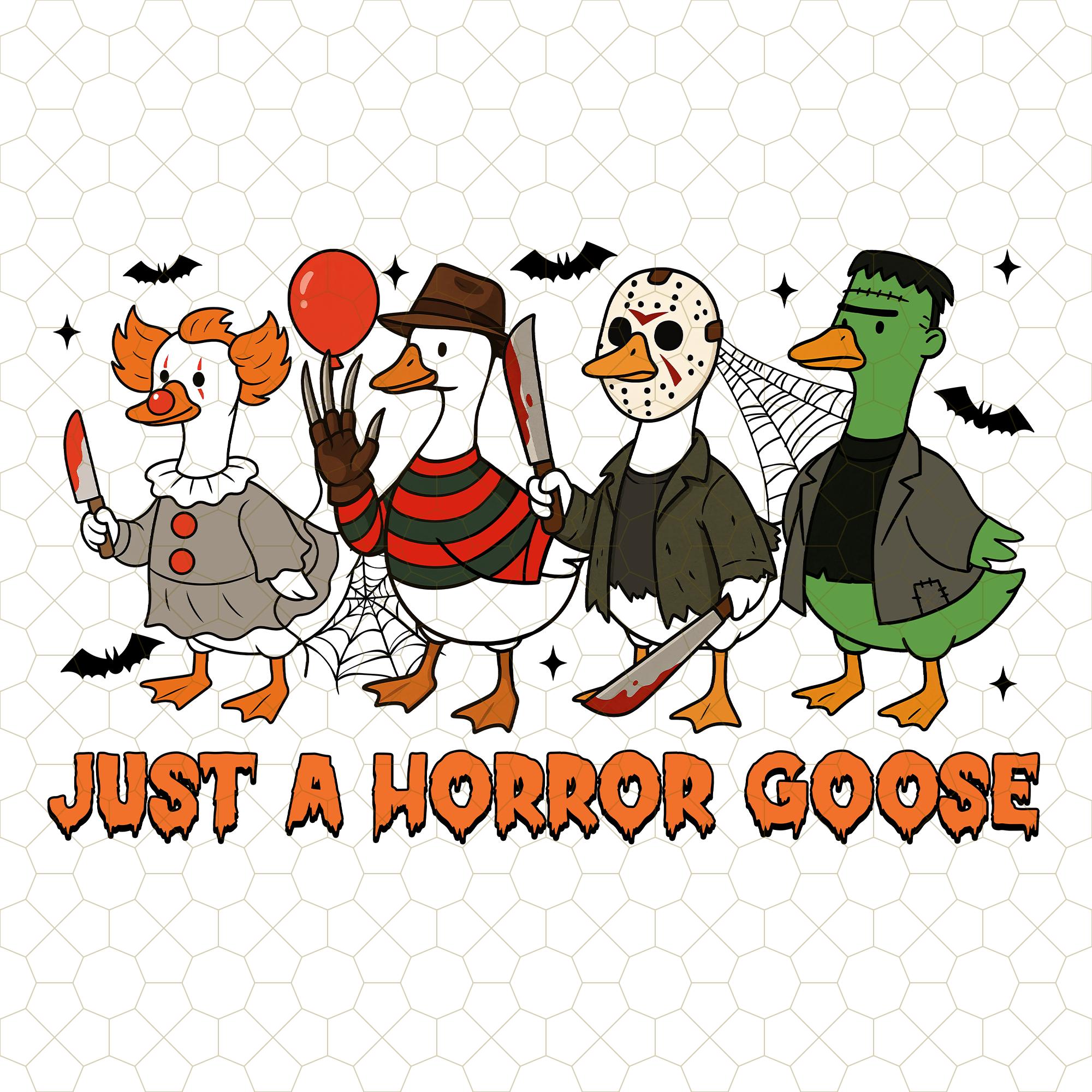 Just A Horror Goose Horror Characters Halloween Png, Halloween Goose ...