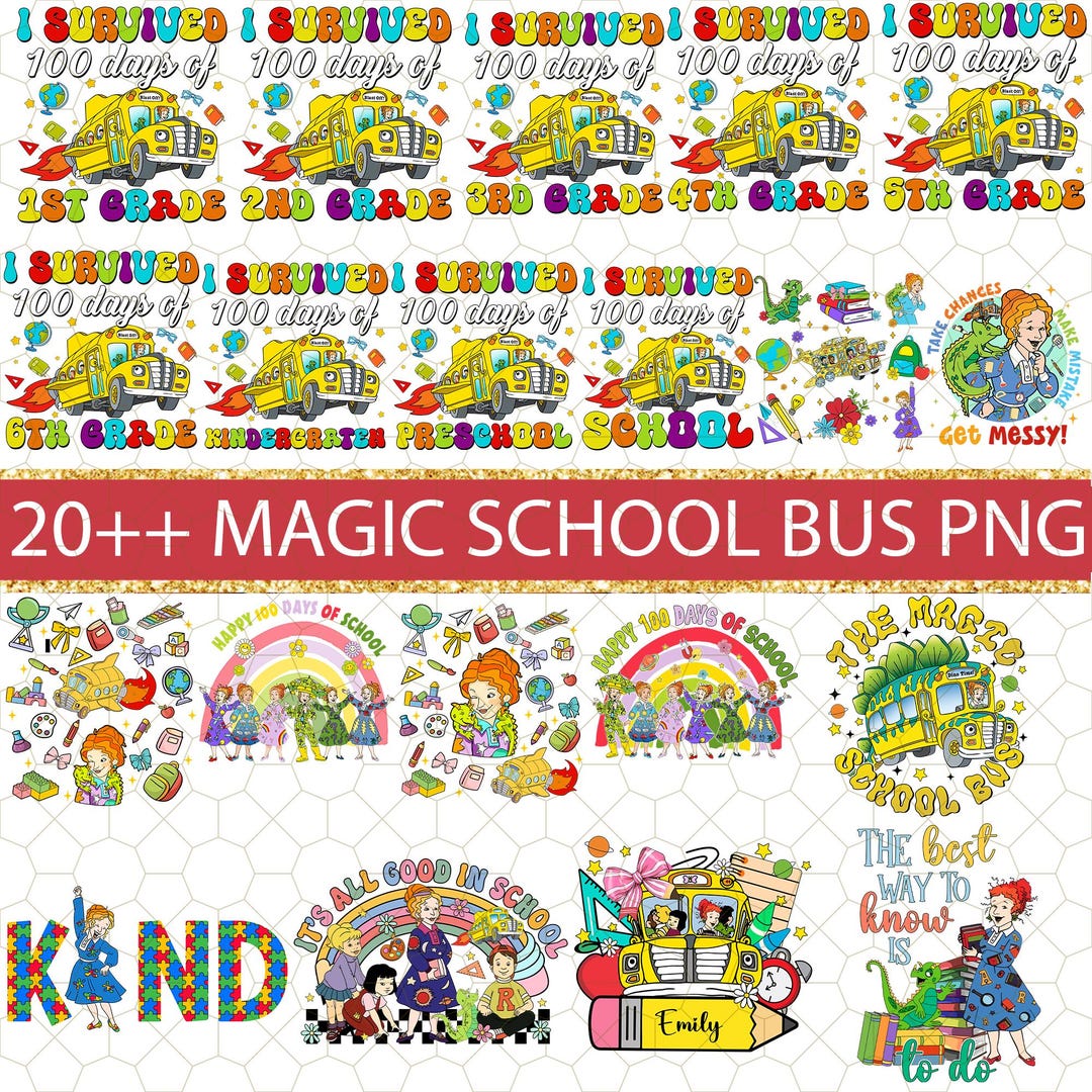 20+++ the Magic School Bus Bundle, Everyday of Week Ms Frizzle Bundle ...