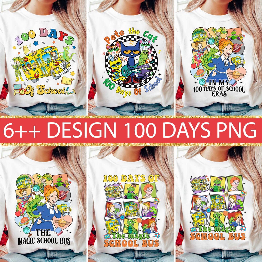 Teacher the Magic School Bus Bundle, Ms Frizz.le 100 Days of School ...