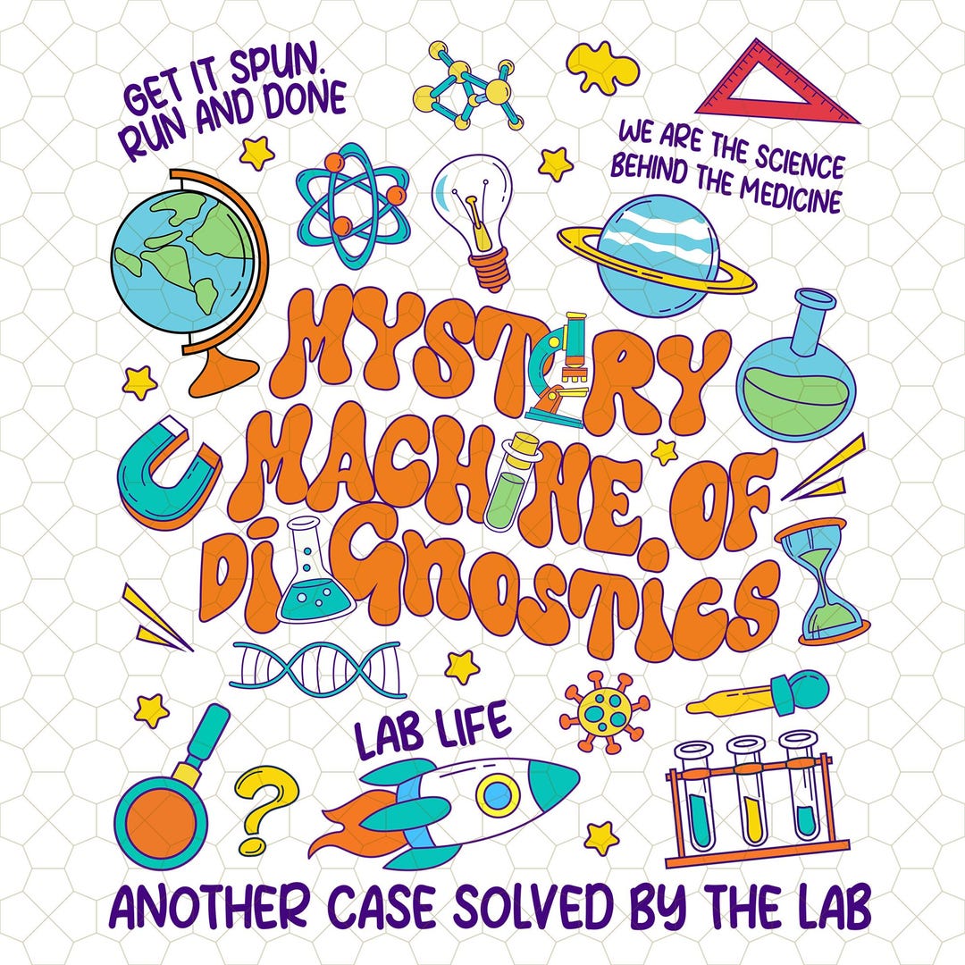 Funny Lab Week Png, Mystery Machine Png, Mystery Machine of Diagnostics ...