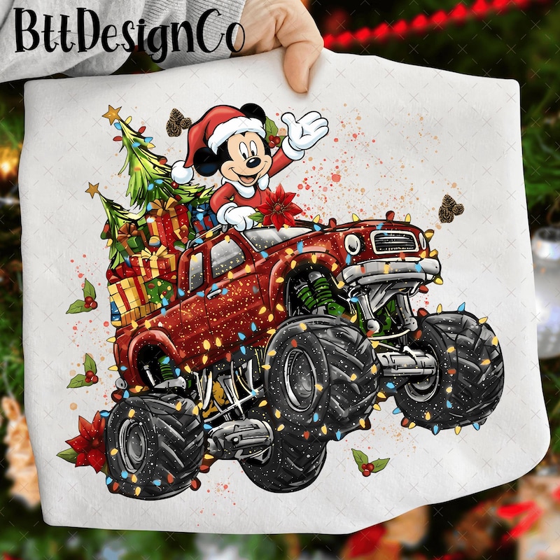 Mickey Mouse Monster Trucks - Etsy