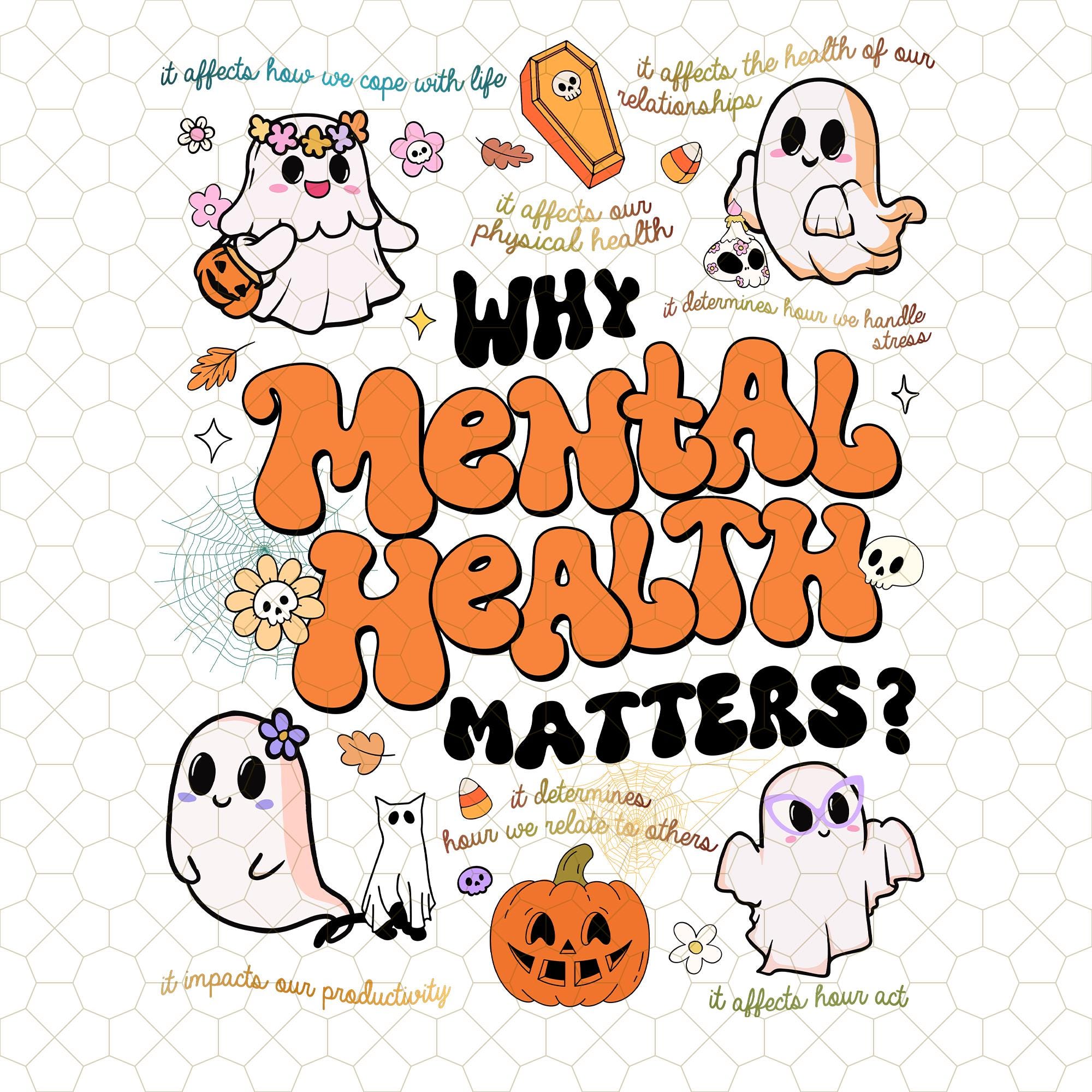 Mental Health Matters Halloween Png, Spooky Halloween Png, Mental ...