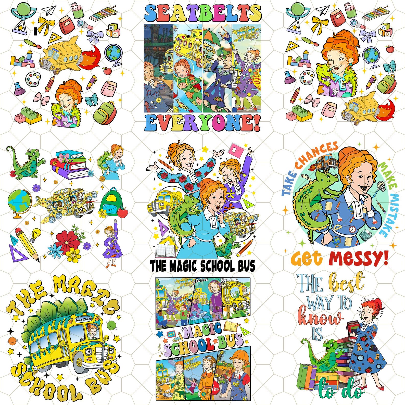 9+ Teacher the Magic School Bus Bundle Png, Ms Frizzle Back to School ...