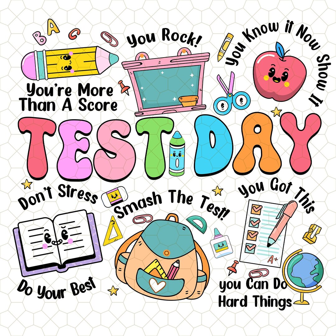 Test Day Teacher School Png, 100 Days of School Png, 100 Days Smarter ...