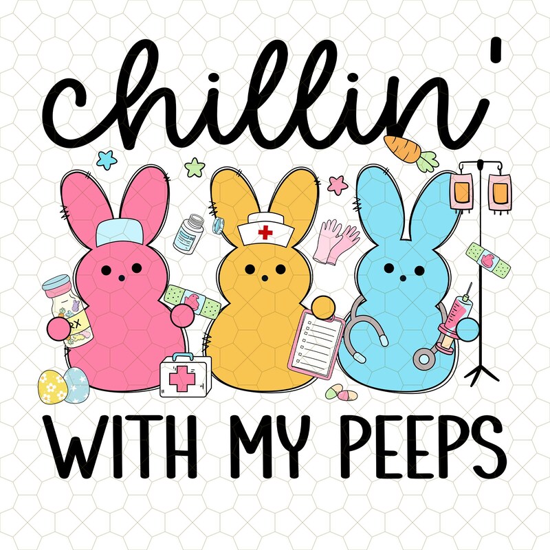 Peeps Black and White Svg - Etsy