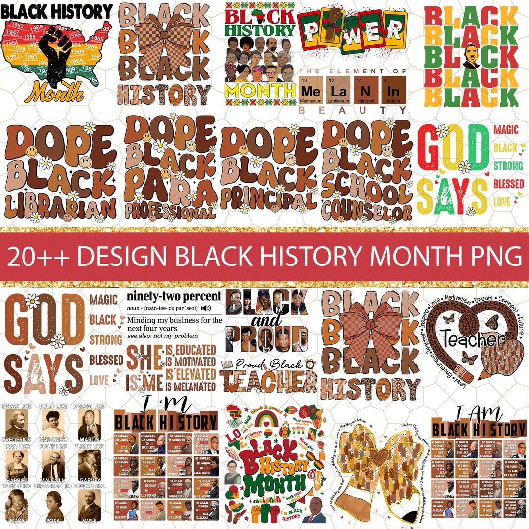 20+black History Bundle Png, Black History Png, Afro American Png ...