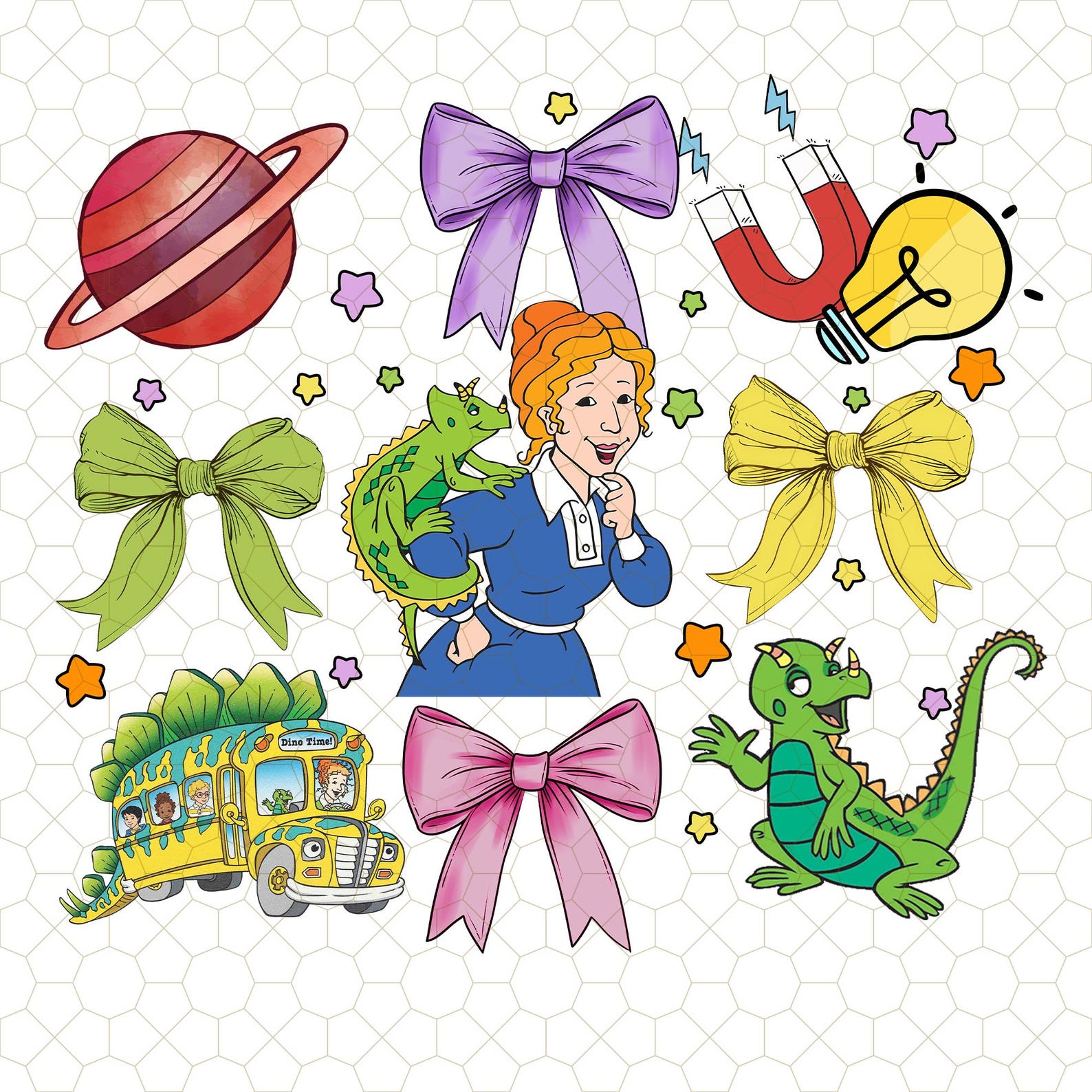 Teacher the Magic School Bus Png, Ms Frizzle Back to School Png, Take ...