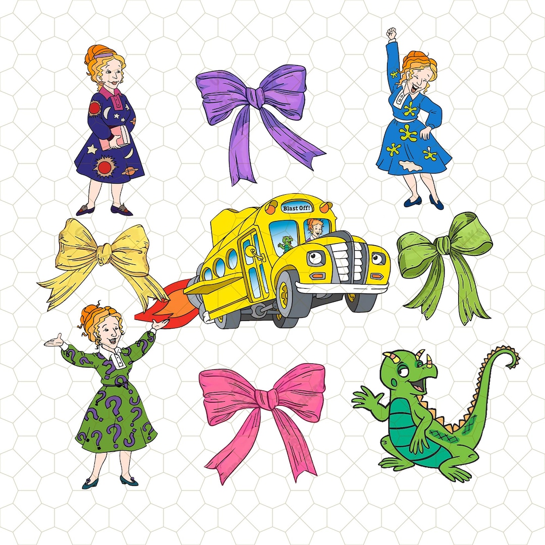 Teacher the Magic School Bus Png, Ms Frizzle Back to School Png, Take ...